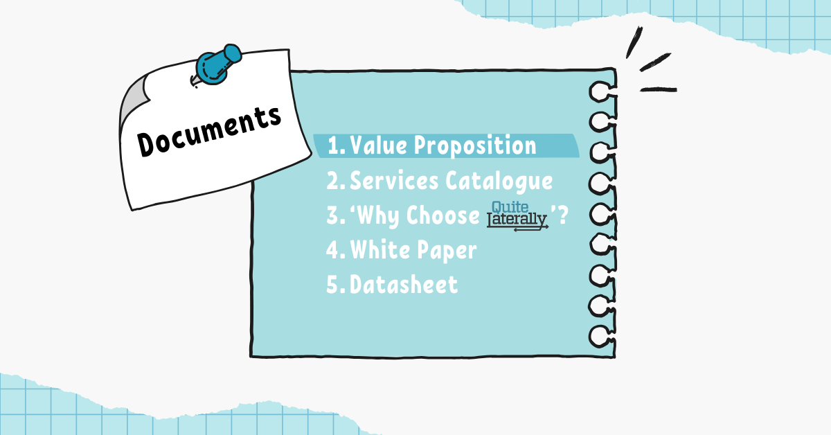 Our Documents: Value Proposition - Quite Laterally