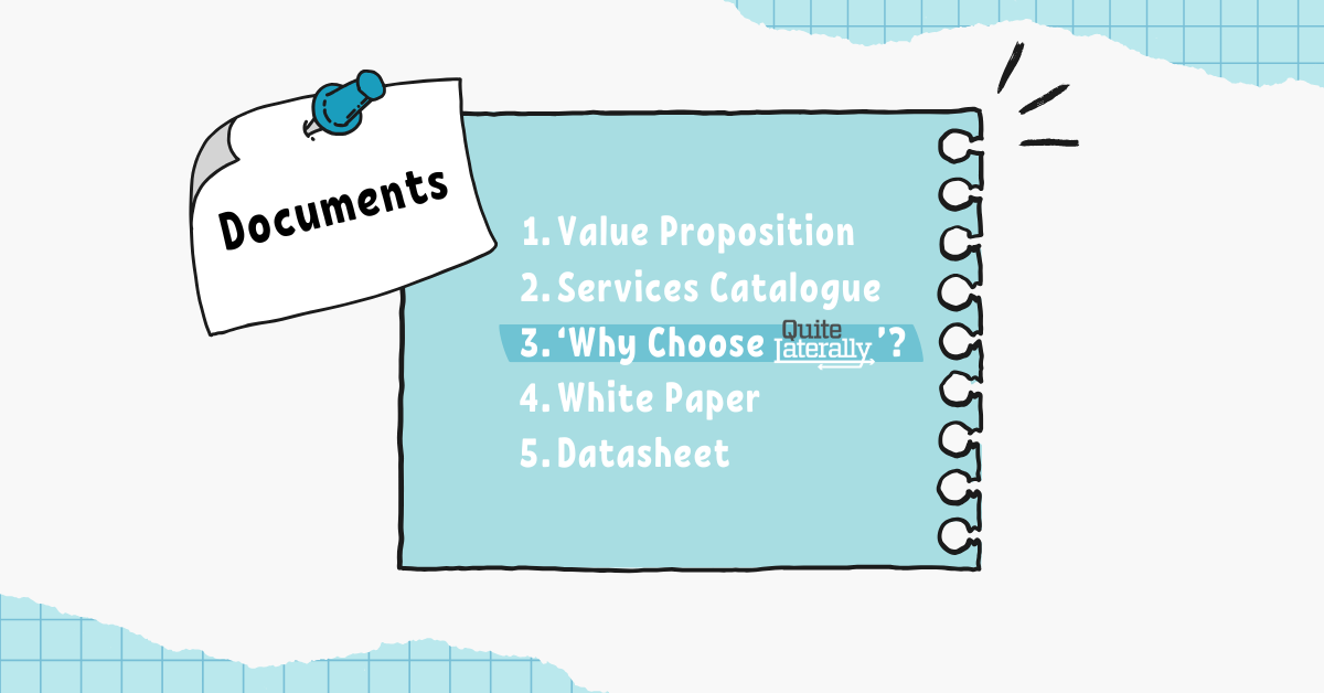 Our Documents: 'Why Choose Us?' - Quite Laterally